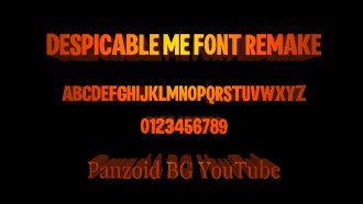 Despicable Me Logofont Almie Bold Sans Serif Font: Bold And Funky Sans