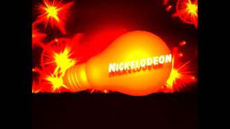 Nickelodeon Light Bulb Early Vintage Santa / Saint Nick Light Bulb